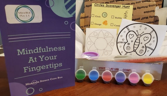 Mandala Activity Box for Kids mindfulness - Etsy