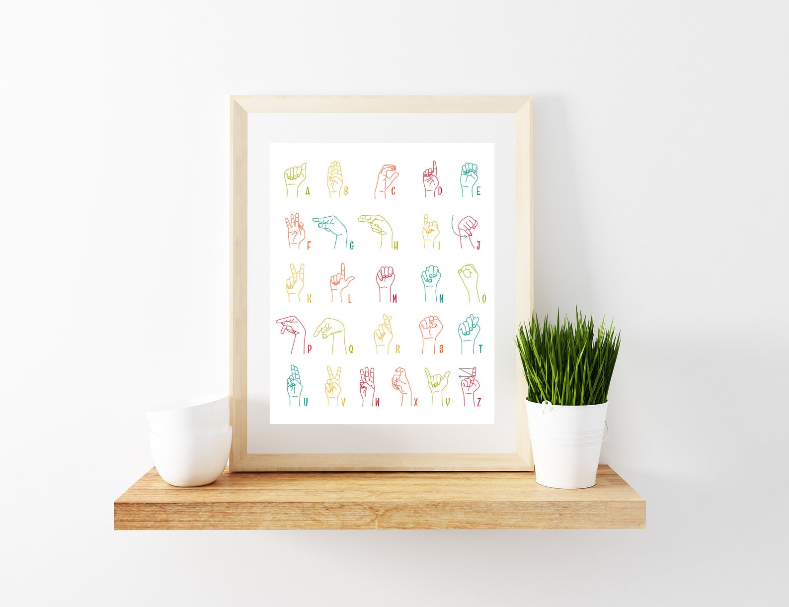 Sign Language Alphabet - Etsy