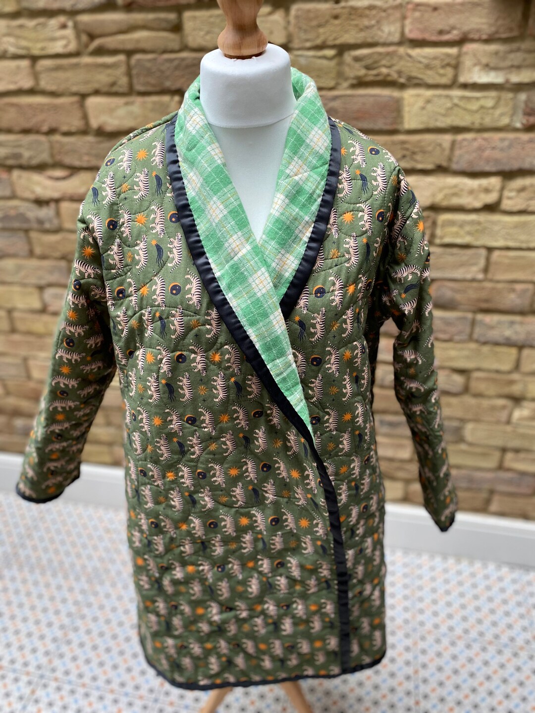 Luxurious Funky and Warm Housecoat / Dressing Gown - Etsy