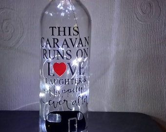 Handcrafted Themed David Bowie LED Bottle Lamp - Etsy UK