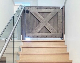 Barn door baby gate | Etsy