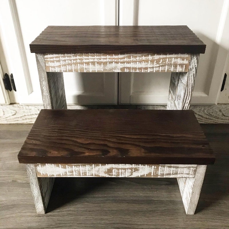 Wood Step Stool - Etsy
