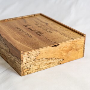 Wooden Memory Box/keepsake Box/wood Box With Lid/wood Box With - Etsy ...