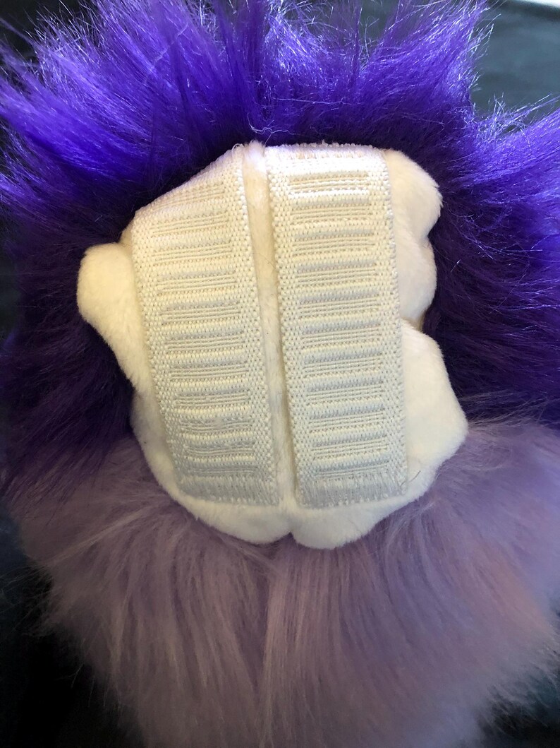Fursuit Furry Medium Purple and Lavender Canine Tail - Etsy
