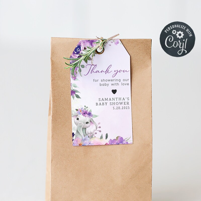 Purple Elephant - Etsy