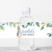 Editable Peter Rabbit Baby Shower Water Bottle Labels, Blue Peter ...
