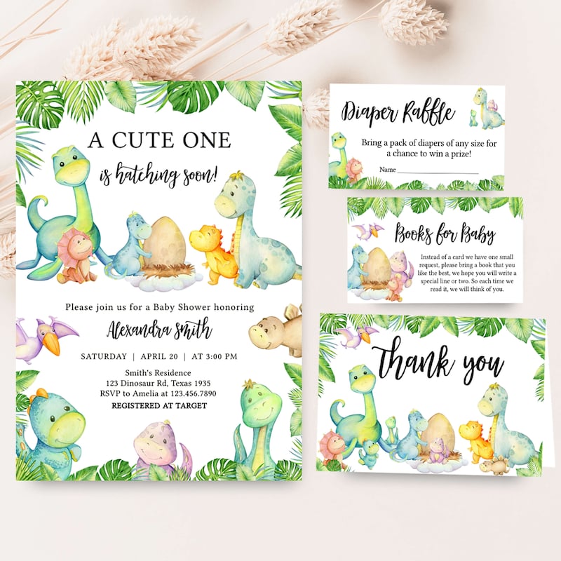 Dinosaur Baby Shower - Etsy
