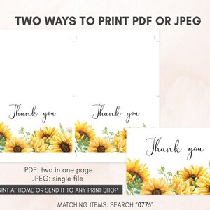 Editable Sunflower Baby Shower Invitation Bundle, Sunflowers Girl ...