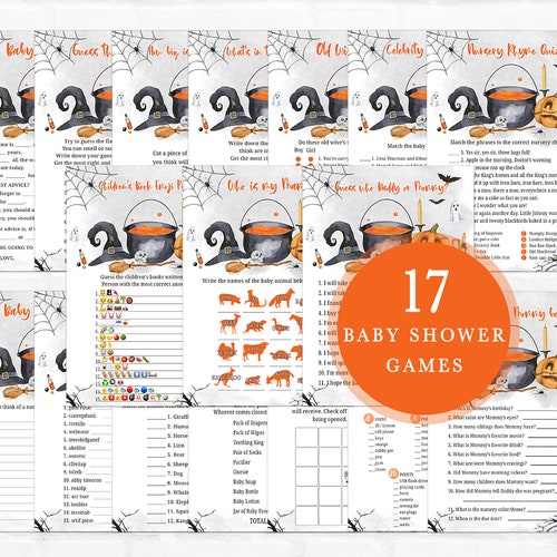 Editable A Little Boo Baby Shower Game Bundle Gender Neutral - Etsy