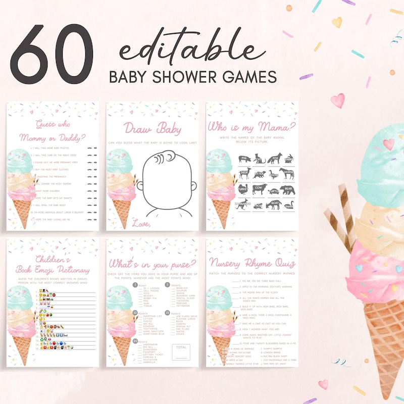 Baby Scoop Ice Cream - Etsy
