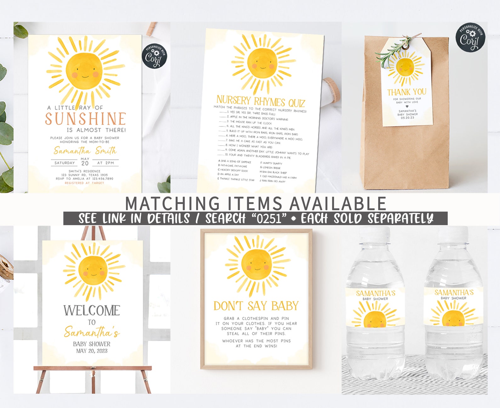 Editable Sunshine Baby Shower Welcome Sign, Boho Sun Baby Shower ...