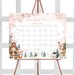 Editable Daisy Baby Shower Due Date Calendar, Daisy Flower Boho Baby ...