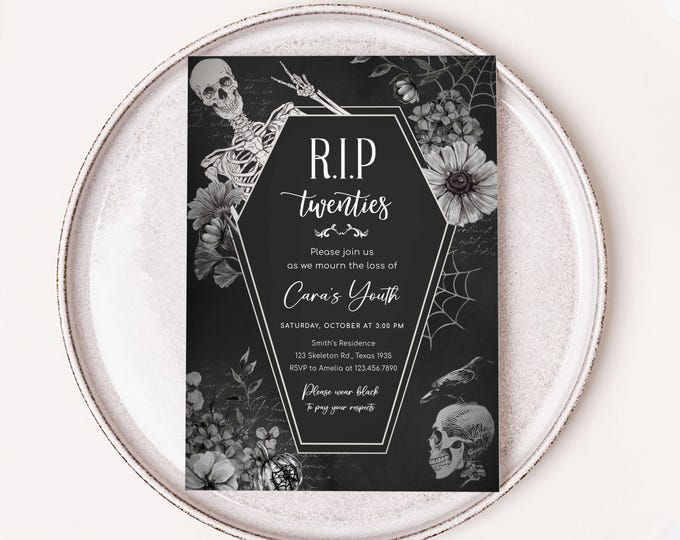 Coffin Pinata, RIP to Twenties Pinata, RIP to Thirties Pinata - Etsy