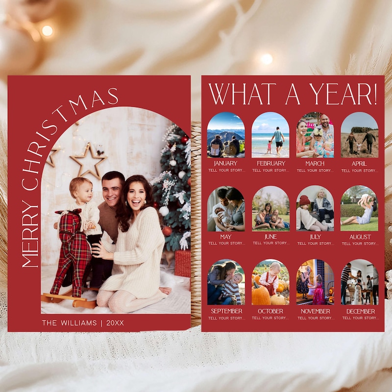 Year in Review Card - Etsy