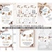 Editable Cowboy Baby Shower Due Date Calendar, Wild West Rodeo Baby ...