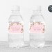 Editable Boho Teddy Bear Baby Shower Bottle Label, We Can Bearly Wait ...