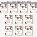 Editable A Little Cowboy Baby Shower Due Date Calendar, Wild West ...
