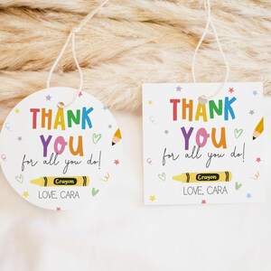 Editable Appreciation Tags, Instant Download Teacher Appreciation Week ...