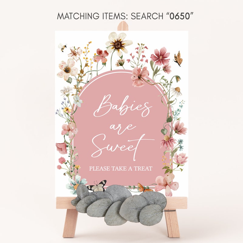 Baby in Bloom Pink Treats - Etsy