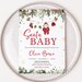 Editable Santa Baby Shower Invitation Bundle, Holiday Winter Baby ...