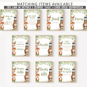 Editable Woodland Baby Shower Due Date Calendar, Greenery Woodland ...