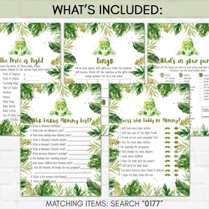 Dinosaur Baby Shower Games Bundle Dino Baby Shower Game Pack - Etsy