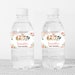 Editable Girl Woodland Baby Shower Bottle Labels, Pink Floral Woodland ...