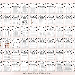 Editable We're Going Batty Halloween Baby Shower Games Bundle, Bats ...
