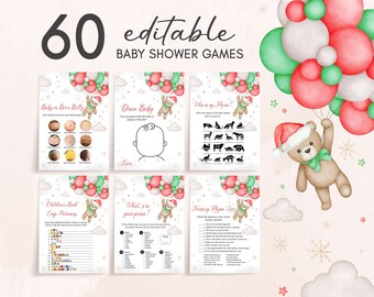 Winter Baby Shower Game Package 8 Printable Winter Baby - Etsy
