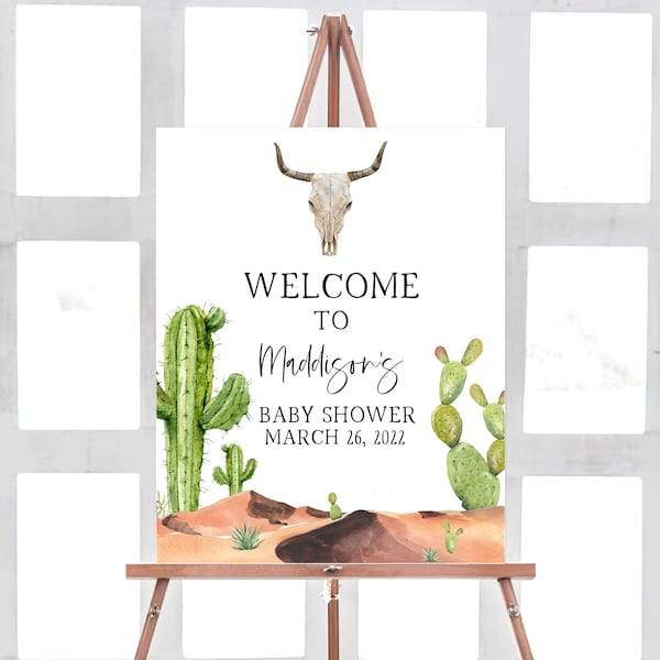 Cactus Baby Shower Decorations - Etsy