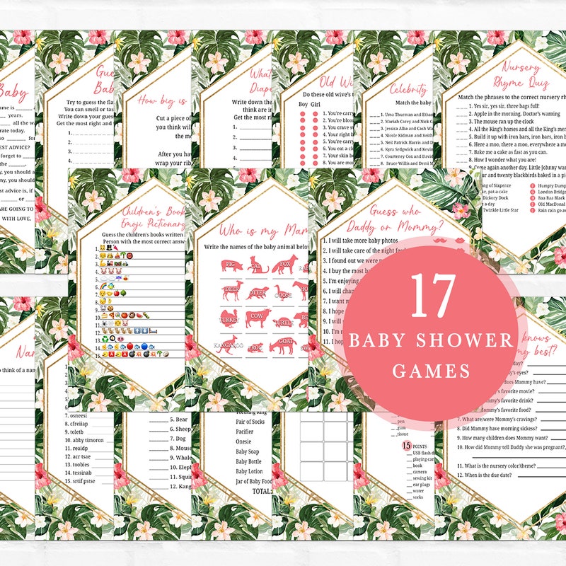 Tropical Baby Shower - Etsy