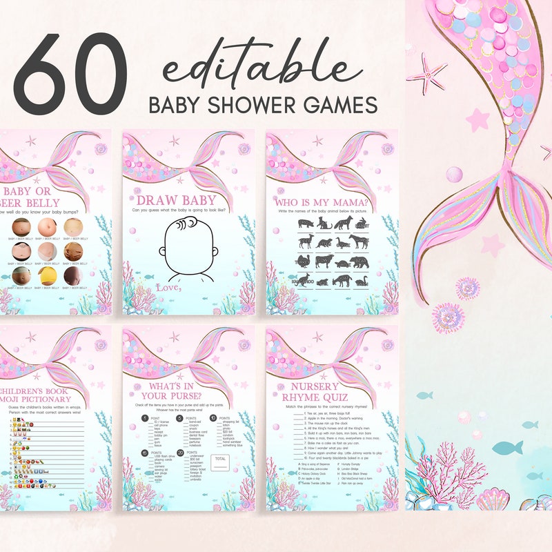 Mermaid Baby Shower - Etsy