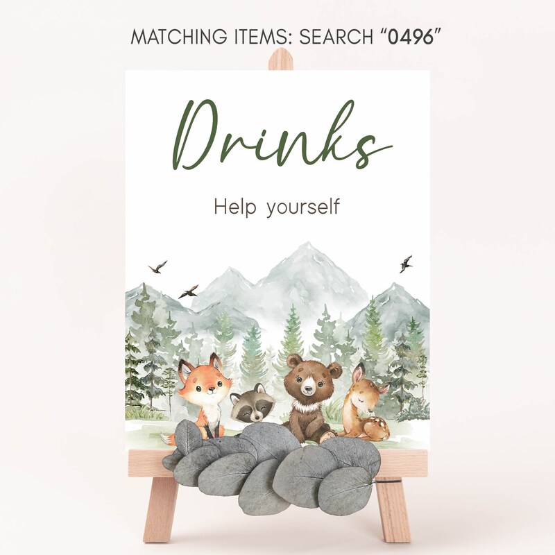 Woodland Table Decor - Etsy