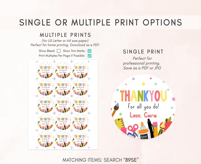 Editable Teacher Appreciation Tags, It's No Supplies You're Amazing ...