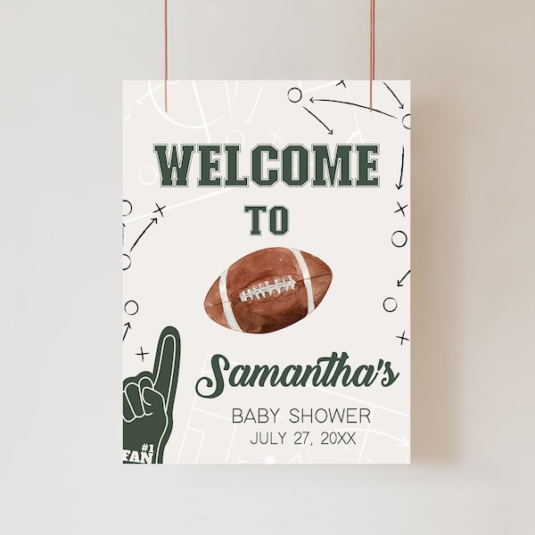 Football Welcome Sign - Etsy