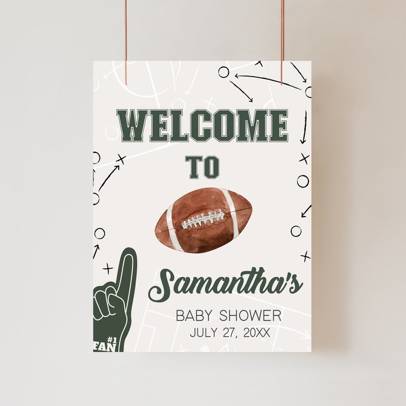 Football Welcome Sign - Etsy