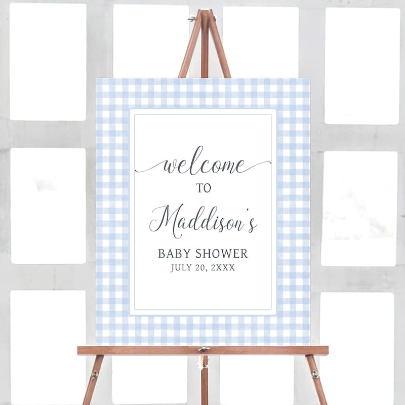 Blue Gingham - Etsy
