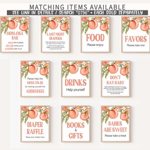 Editable Peach Baby Shower Games Bundle, A Sweet Little Peach Baby ...
