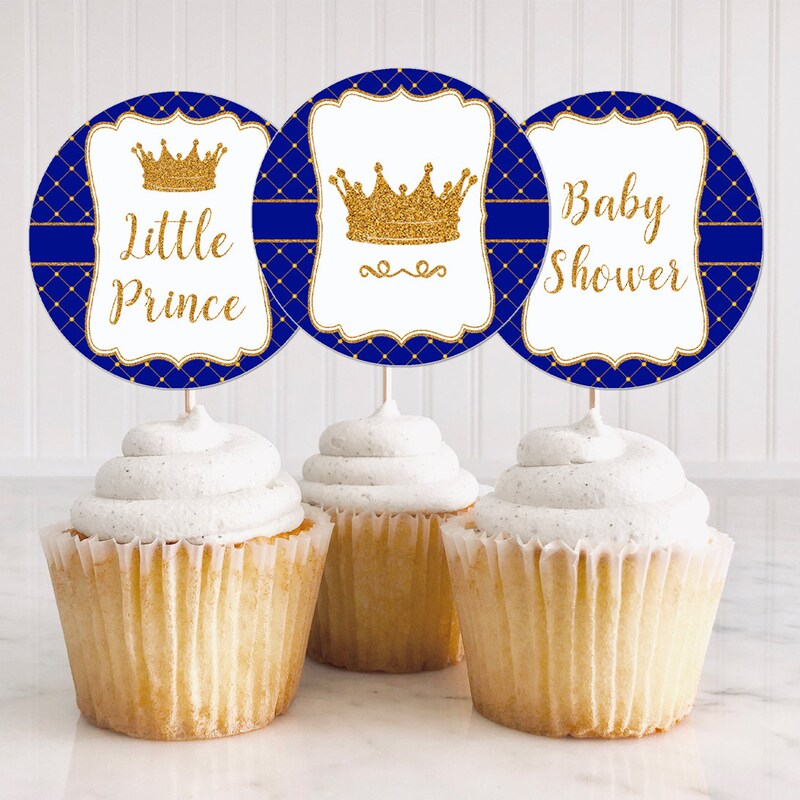 Prince Cupcake Toppers - Etsy