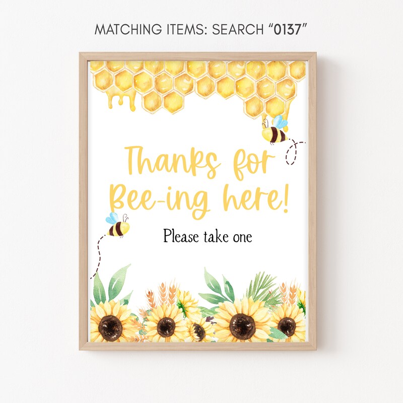 Thanks for Beeing Here - Etsy