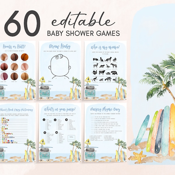 Beach Baby Shower - Etsy