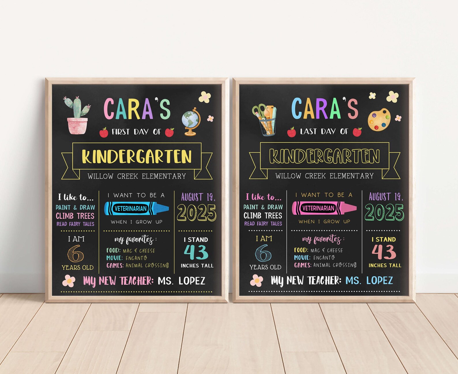 Editable First Day of School Sign, Printable Chalkboard Sign ...