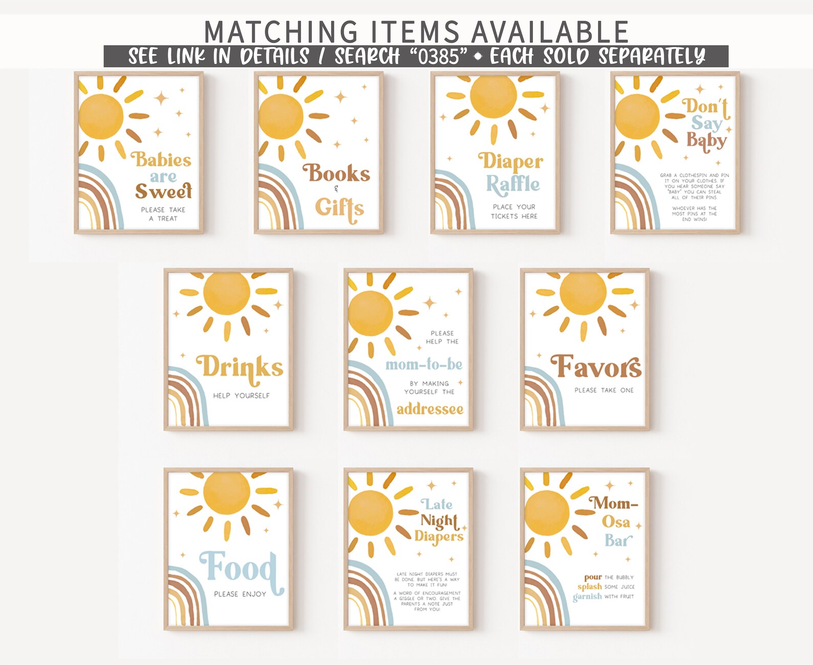 Editable Here Comes the Son Baby Shower Bottle Labels Sunshine Baby ...