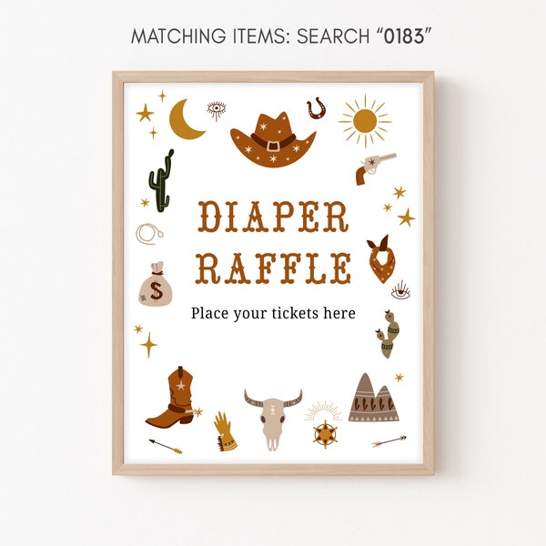 Western Theme Raffle Tickets - Etsy