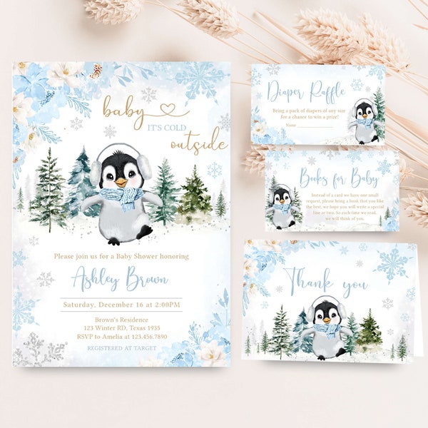 Penguin Baby Shower - Etsy