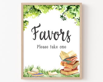Storybook Message From the Bump Sign Template, Chapter Book Themed Baby ...