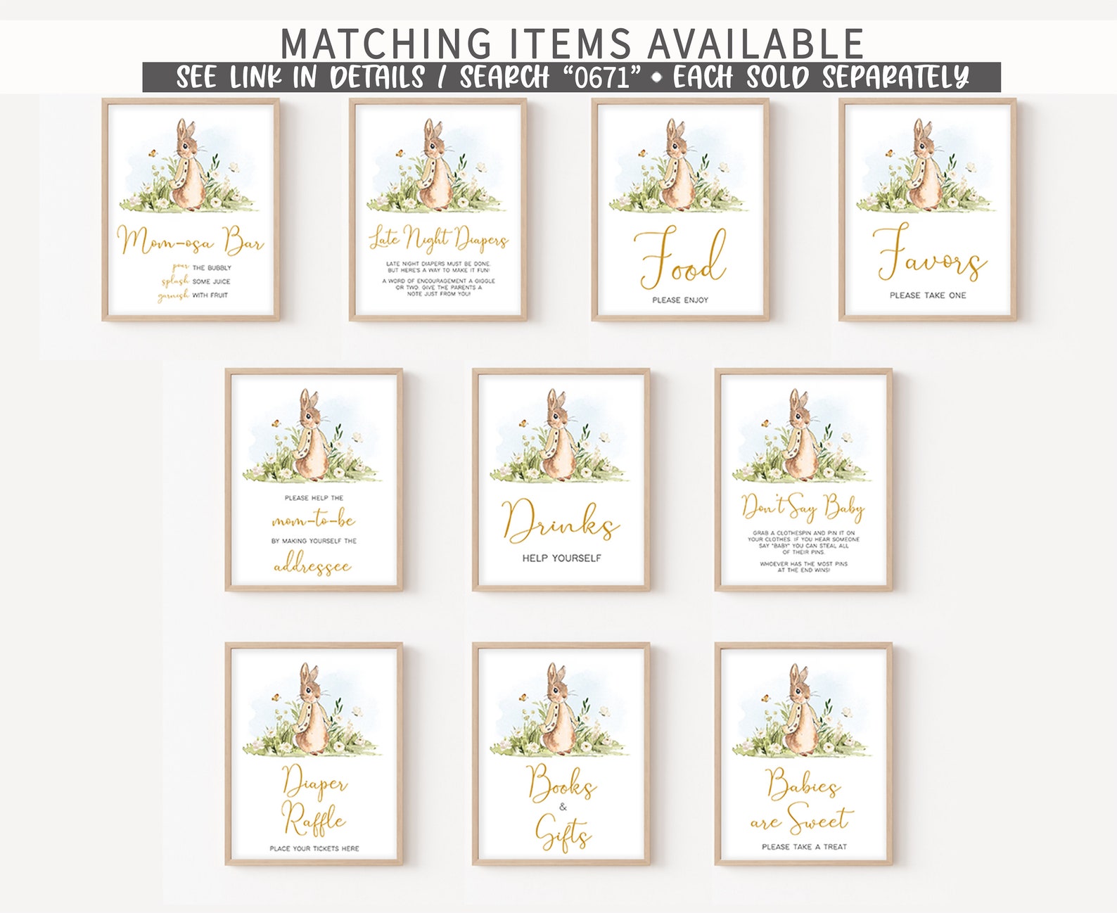 Editable Peter Rabbit Baby Shower Due Date Calendar, Rabbit Gender ...