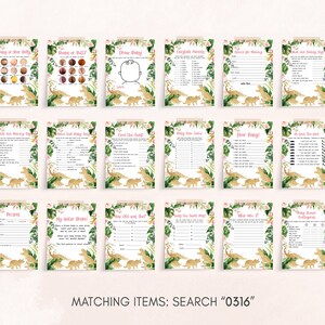 Editable Girl Dinosaur Baby Shower Games Bundle Pink Floral - Etsy