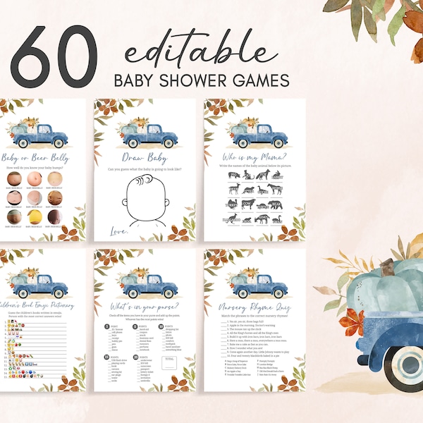 Truck Baby Shower - Etsy