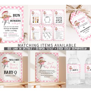Editable Pink BBQ Baby Shower Invitation, Girl Baby-q Baby Shower ...